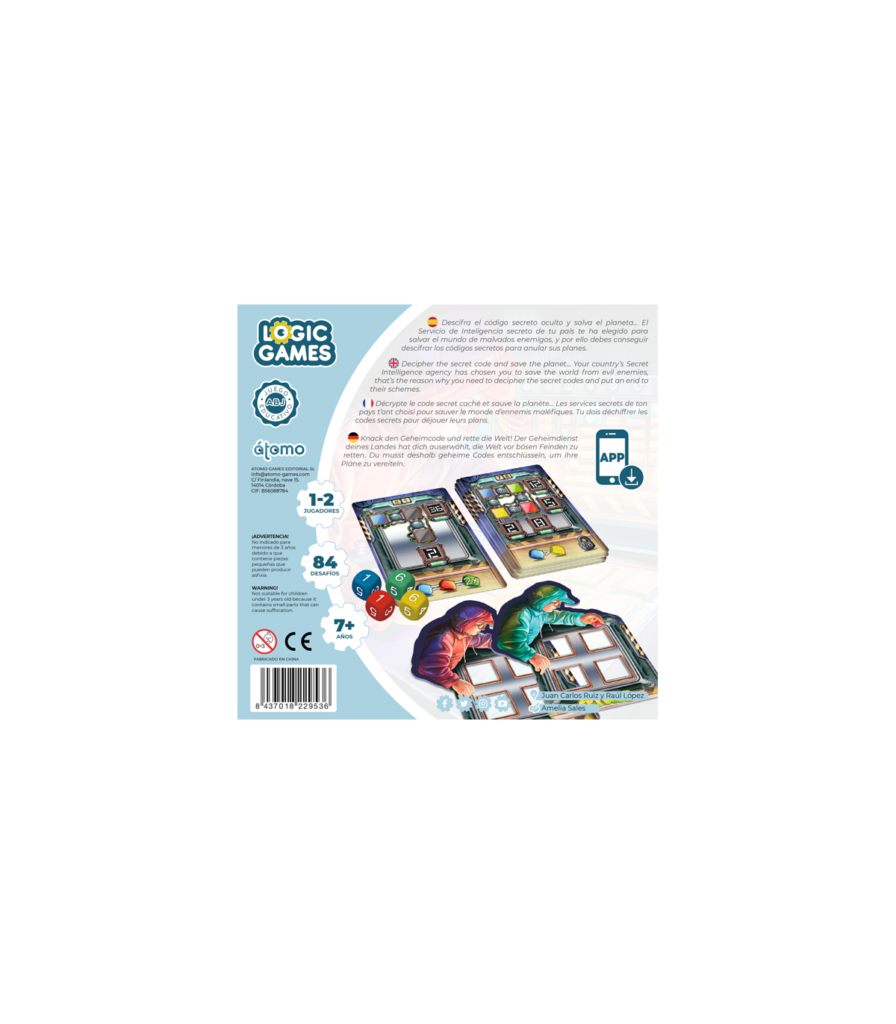 Spy Code - LOGIC GAMES